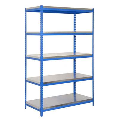 Étagère métal bleu galva 5 étagères 300 kgs 2000x1000x450mm sans vis 936801 SIMONRACK